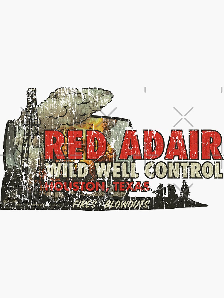"Red Adair Wild Well Control 1959" Sticker for Sale by AstroZombie6669 ...