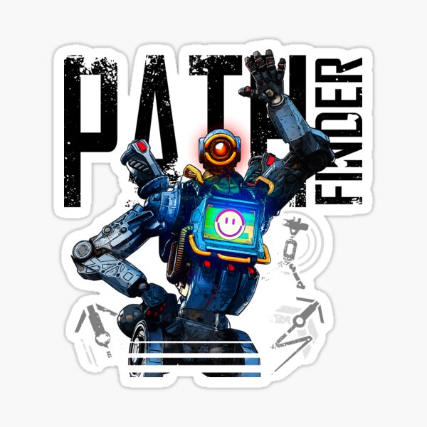 "Apex Legends pathfinder Middle" Sticker by trino21 | Redbubble