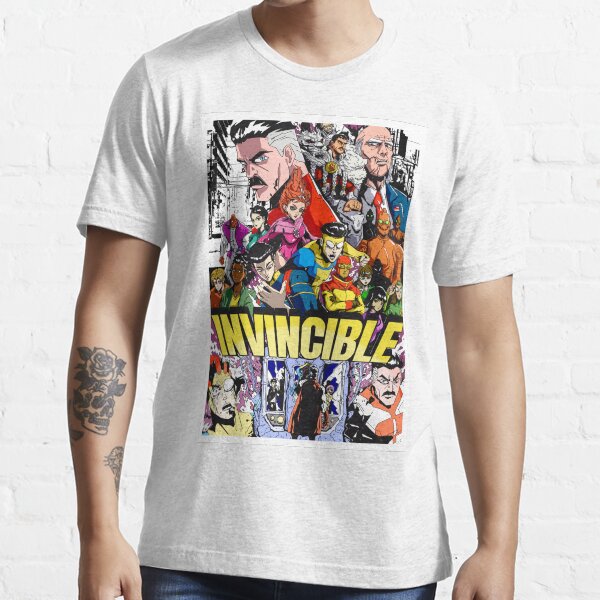 "Invincible Manga Style" T-shirt for Sale by hansoloski | Redbubble ...