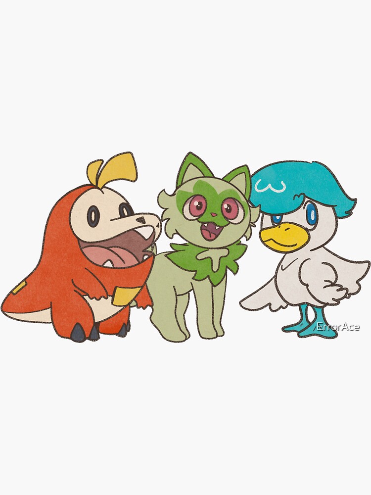 "New Friends!" Sticker by ErrorAce | Redbubble