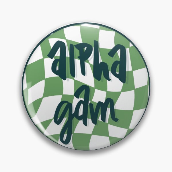 "Alpha Gam" Pin for Sale by WandertheStars | Redbubble
