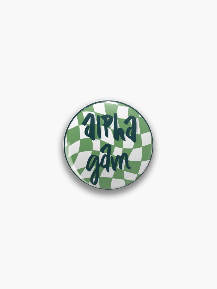 "Alpha Gam" Pin for Sale by WandertheStars | Redbubble