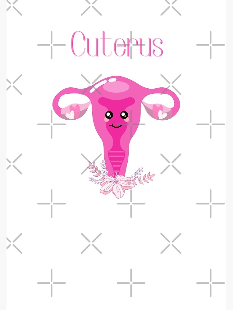 "Feminist, uterus, cuterus" Poster for Sale by Bespokestudio | Redbubble