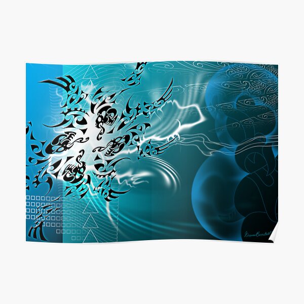 "Te Riri O Tawhirimatea" Poster for Sale by Winus | Redbubble