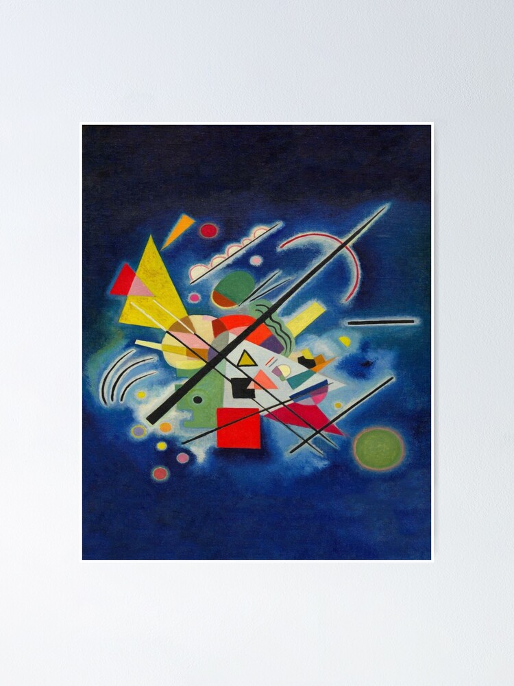 "Wassily kandinsky blue art " Poster for Sale by Linnystore | Redbubble