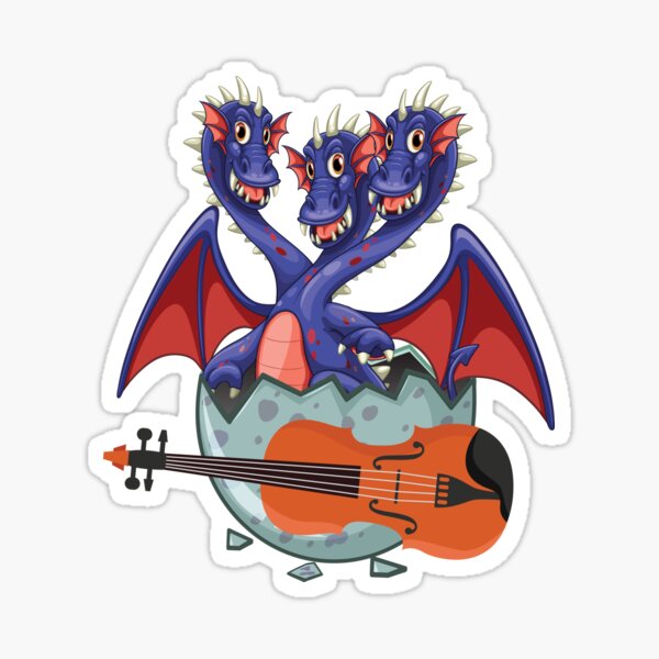 "Dinosaur Playing Violin ,Funny Good Dinosaur Violin Lovers Cute Little ...