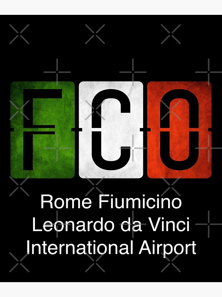 "FCO Rome Fiumicino Leonardo da Vinci International Airport ...