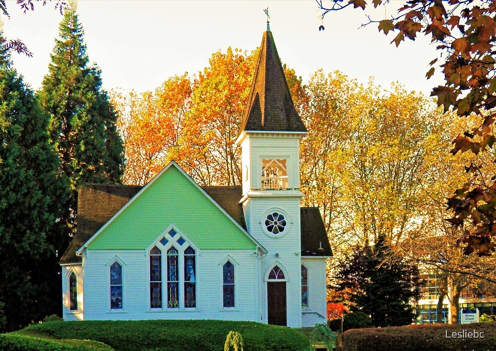 "Little White Church" by Lesliebc | Redbubble