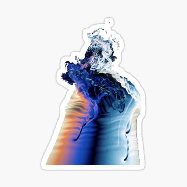 "Colored Smoke" Sticker for Sale by dimpashkov | Redbubble