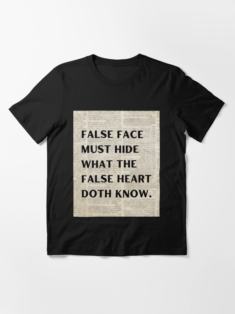 "Shakespeare Quote From Macbeth False face must hide what the false ...