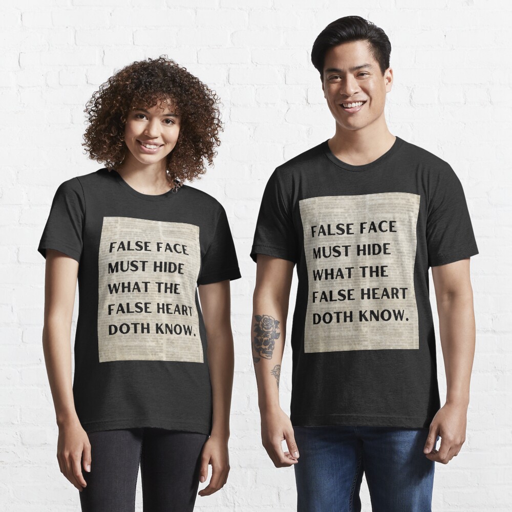 "Shakespeare Quote From Macbeth False face must hide what the false ...