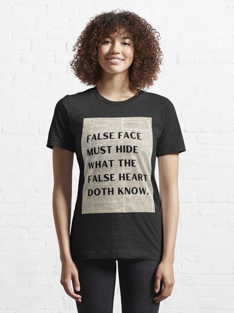 "Shakespeare Quote From Macbeth False face must hide what the false ...