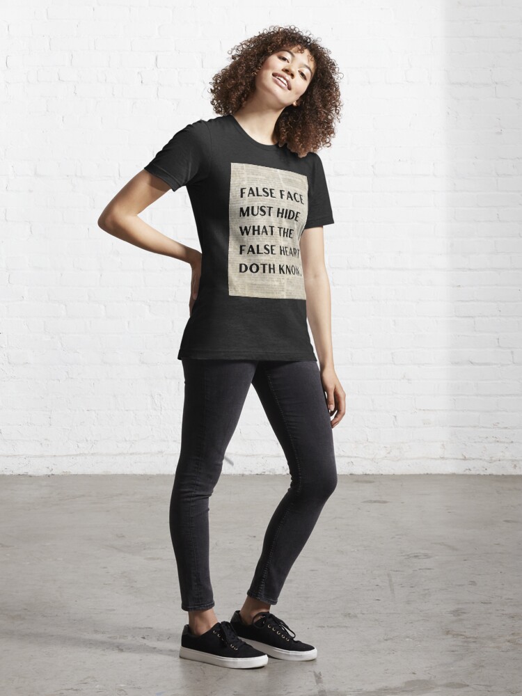 "Shakespeare Quote From Macbeth False face must hide what the false ...