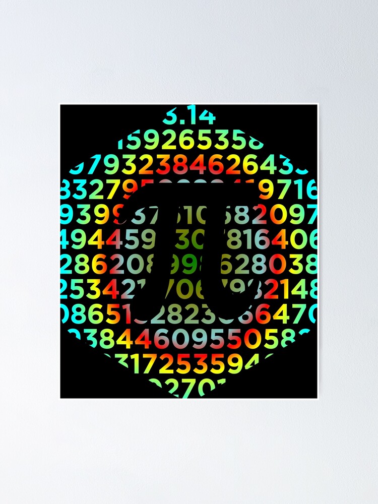 " pi=3.14 , come to the math side we have pi," Poster by ...