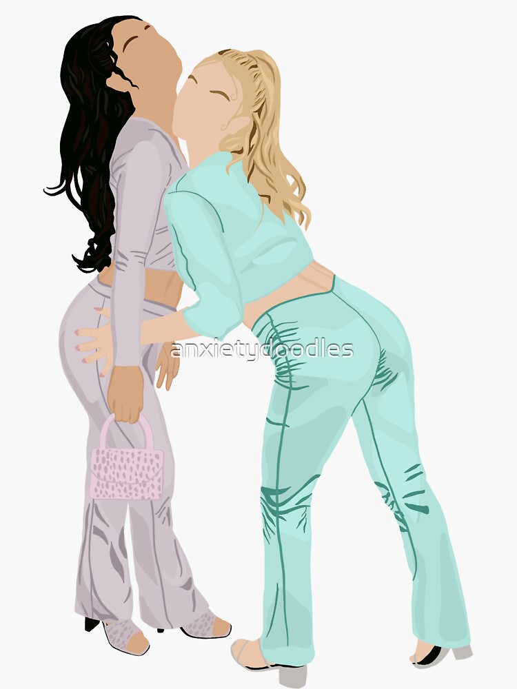 Maddy And Cassie Sticker For Sale By Anxietydoodles Redbubble