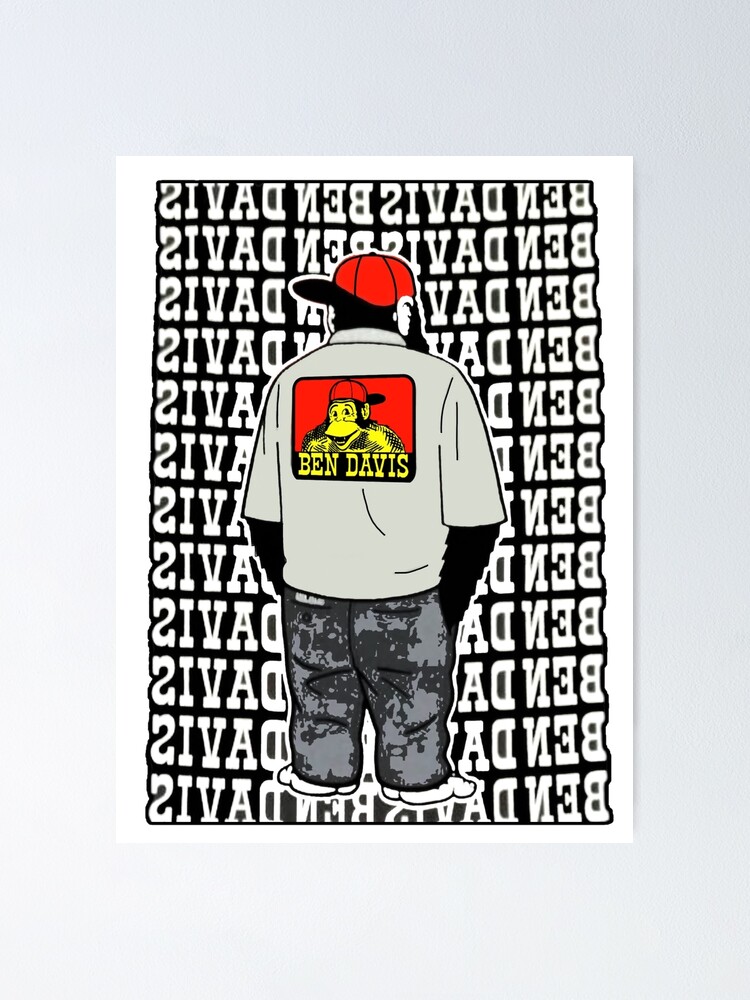 "BEN DAVIS LOGO" Poster for Sale by PARADISE666 | Redbubble