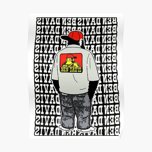 "BEN DAVIS LOGO" Poster for Sale by PARADISE666 | Redbubble