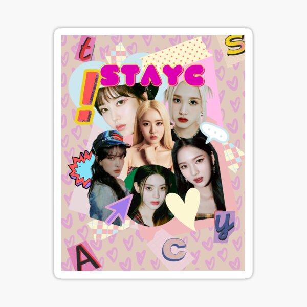 "STAYC ASAP" Sticker by 79cm | Redbubble