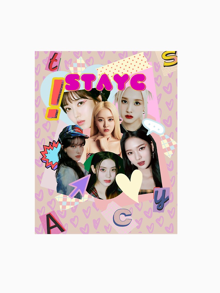 "STAYC ASAP" T-shirt for Sale by 79cm | Redbubble | stayc t-shirts ...