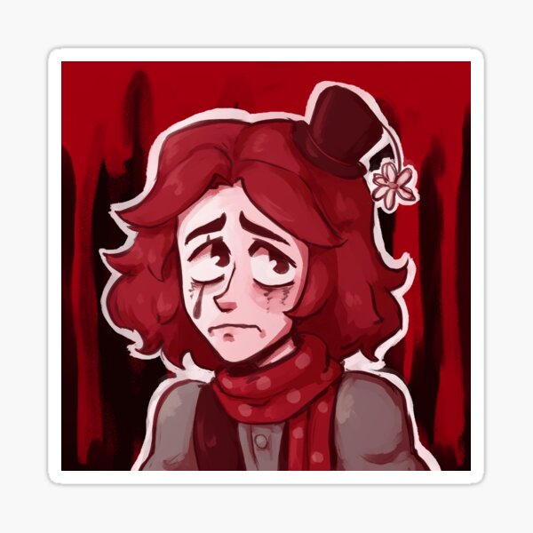 "Weeping Clown IDV" Sticker by iiolit3 | Redbubble