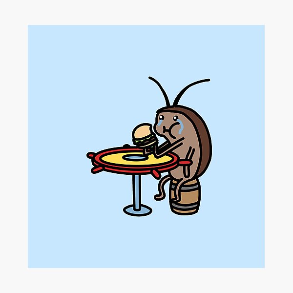 "sad cockroach meme" Photographic Print for Sale by TVLMdesigns | Redbubble