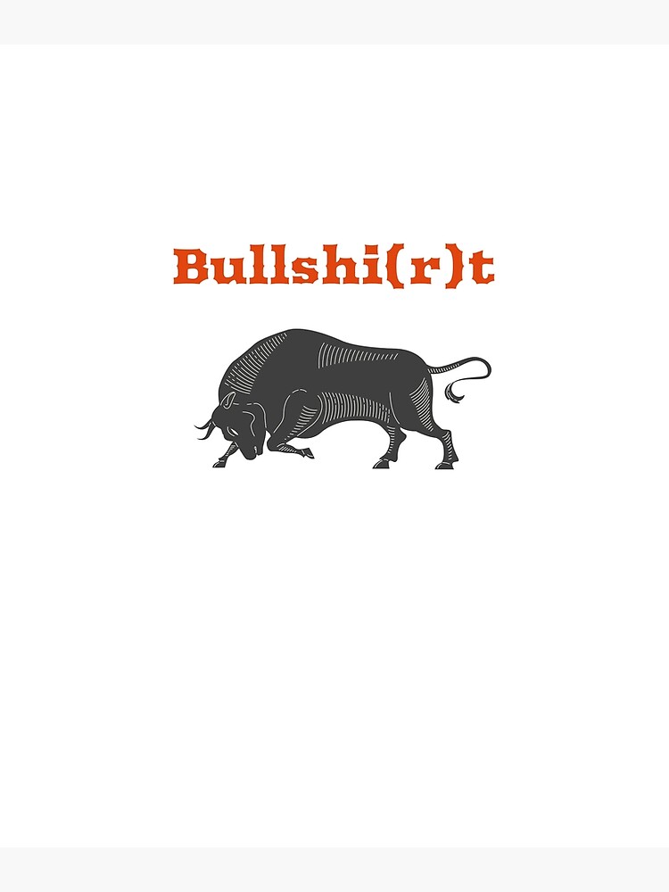 "Bullshirt Bullfight Wütender starker spanischer Stier Meme" Fotodruck ...
