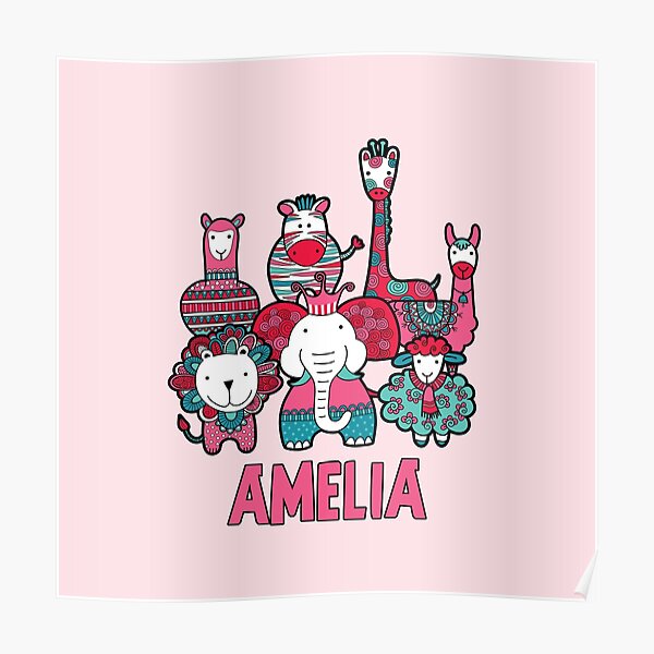 "Amelia & Friends" Poster for Sale by goggo101 | Redbubble