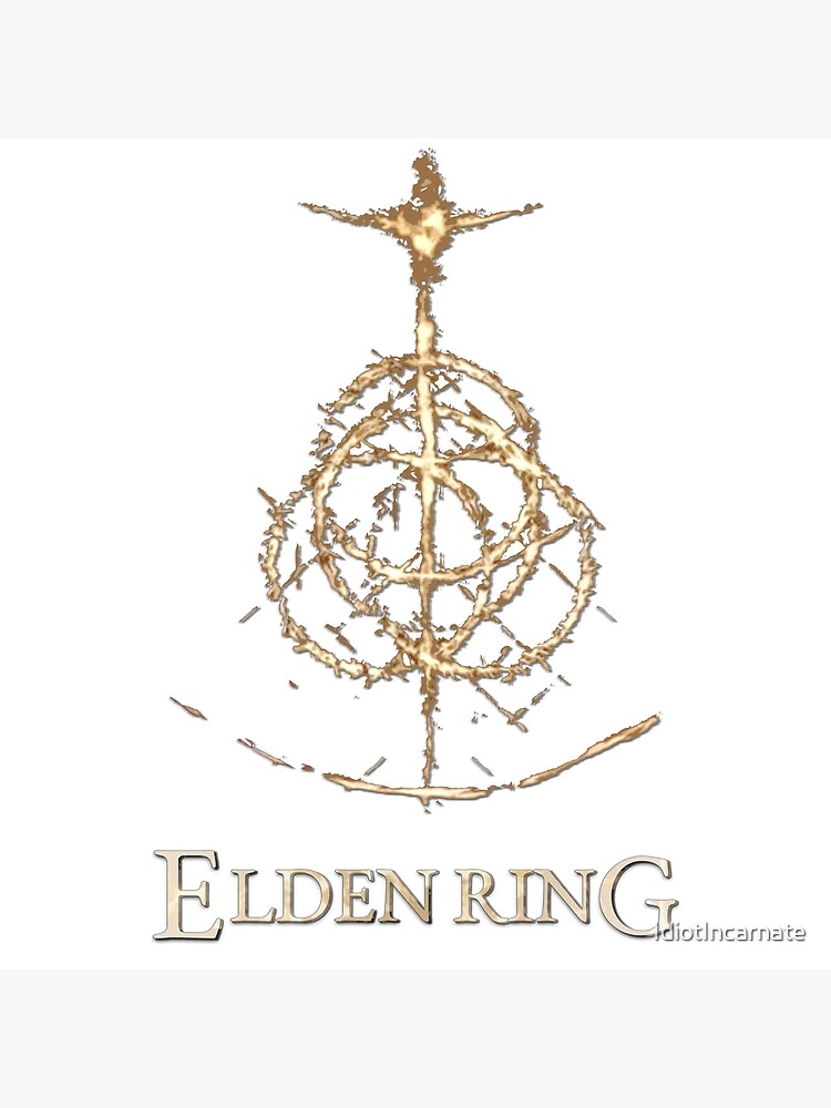 "Elden Ring - Symbol" Art Print by IdiotIncarnate | Redbubble