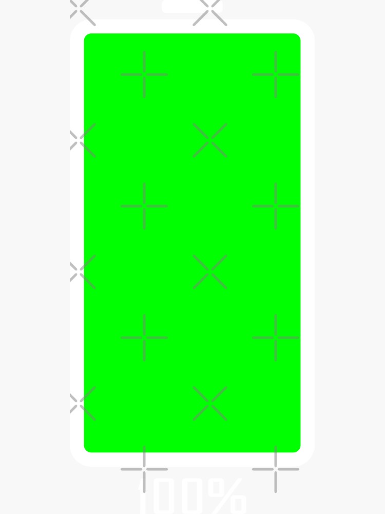 "Fully Charged" Sticker by JesusStone | Redbubble