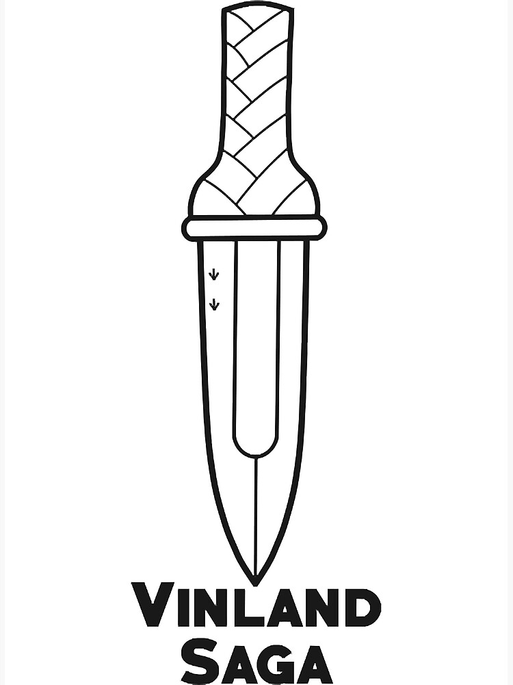 "Vinland Saga thorfinn son of thors Sword - White " Poster for Sale by ...