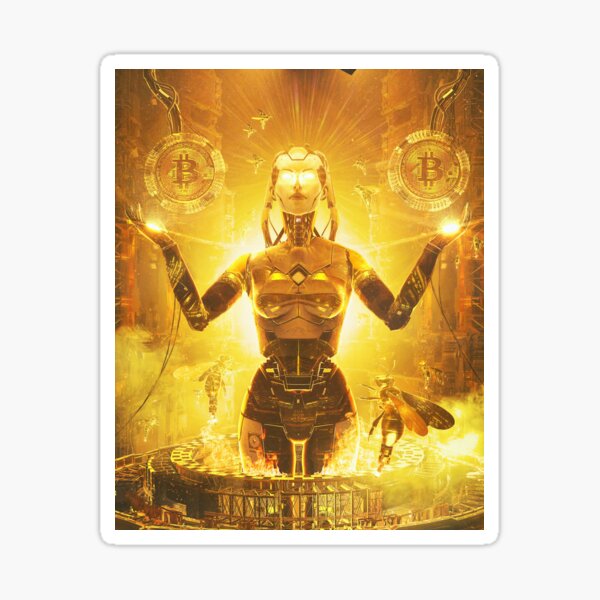 "Beeple BITCOIN" Sticker for Sale by beeple-crap | Redbubble
