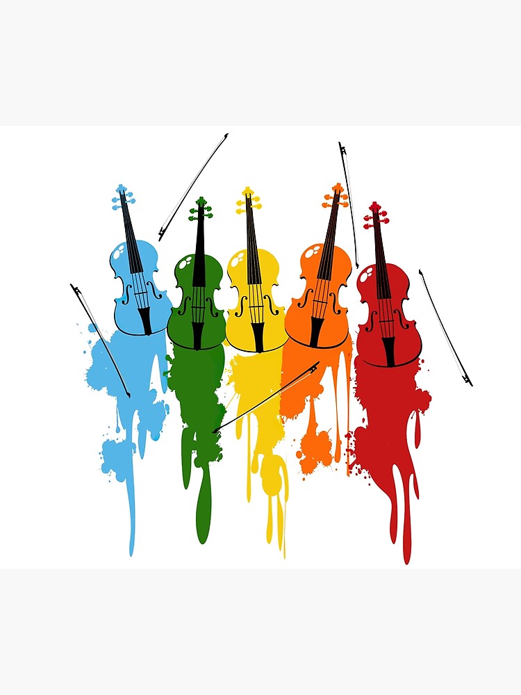 "Violin Color" Poster for Sale by chanchan79 | Redbubble