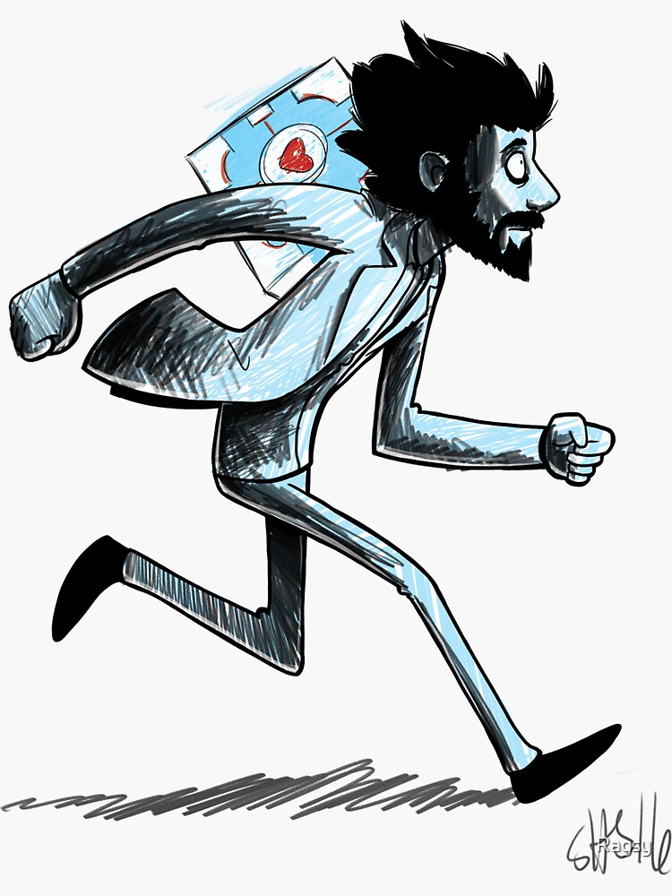 "The Rat Man" Sticker for Sale by Ragsy | Redbubble