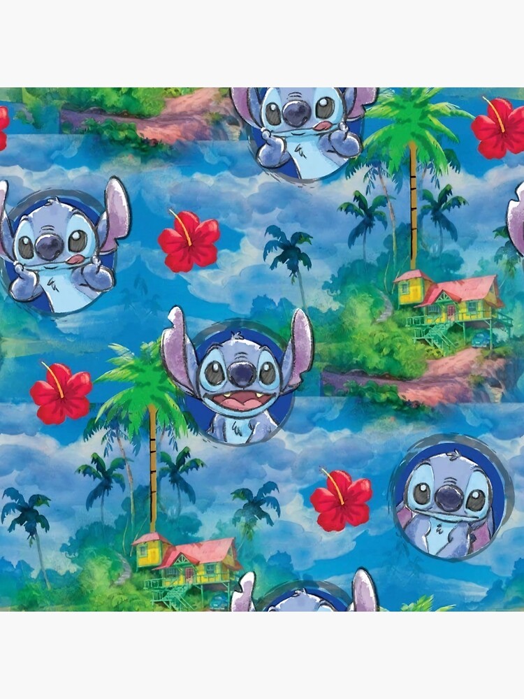 "Lilo Stitch In Sea" Poster for Sale by LeeannStory | Redbubble