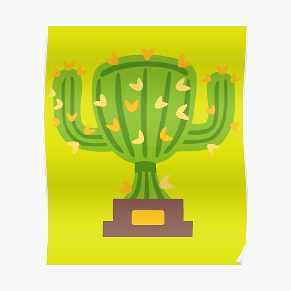 "Cactus Trophy" Poster for Sale by Jkl80 | Redbubble
