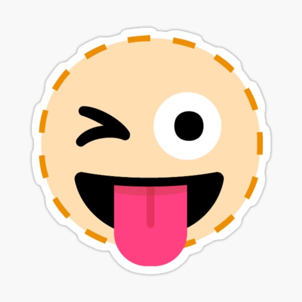 "Silly Face" Sticker by Jkl80 | Redbubble