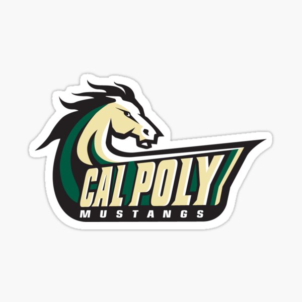 "Cal Poly Mustangs" Sticker for Sale by logic99 | Redbubble
