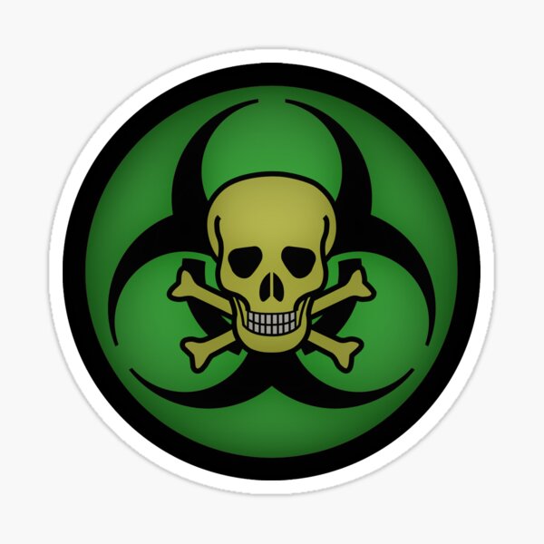 "Biohazard Infection" Sticker by DForss | Redbubble