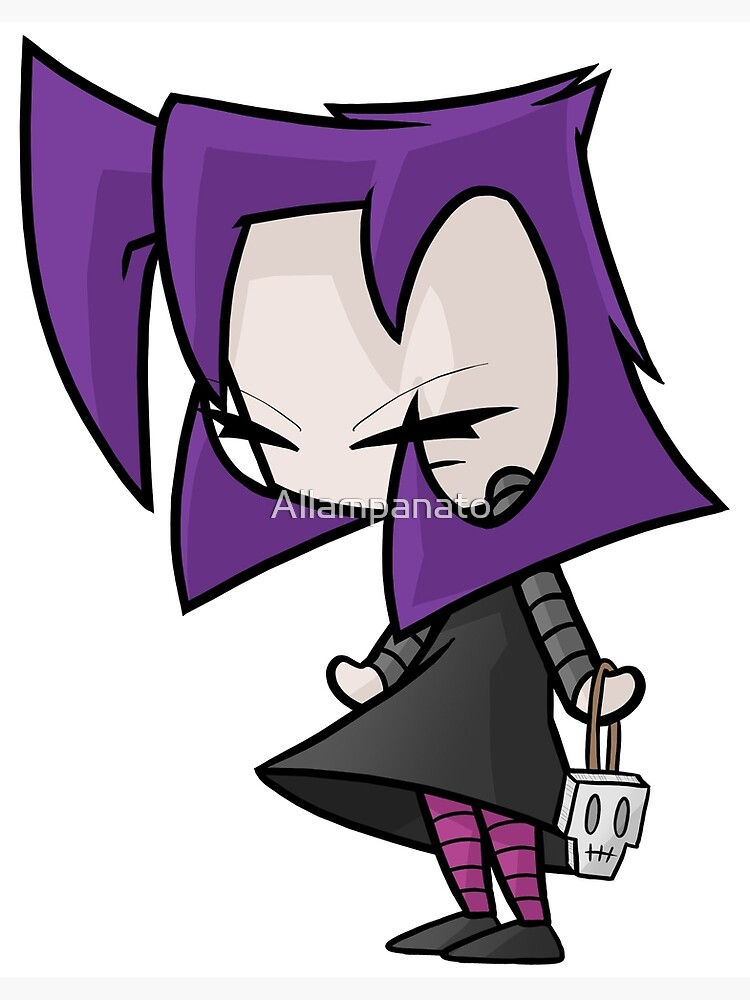 "Gaz - Invader Zim" Art Print for Sale by Allampanato | Redbubble