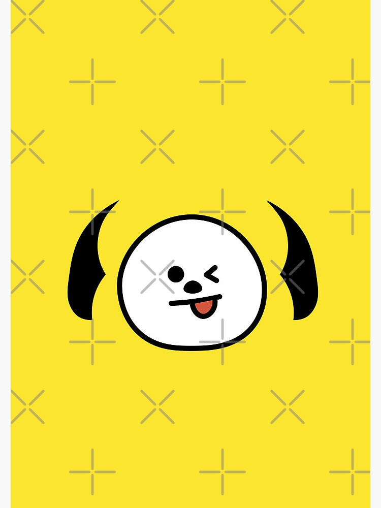 "BT21 Chimmy Face Block Subtle Merch" Spiral Notebook by Llio-Made-This ...