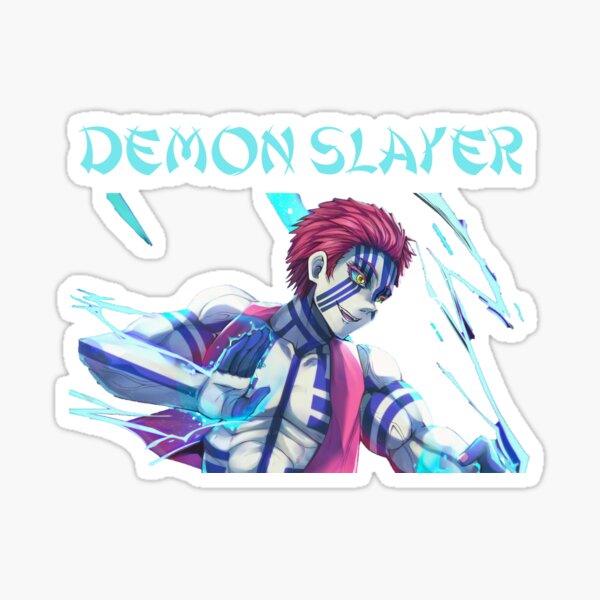"Demon Slayer Akaza" Sticker by AshUchiha6 | Redbubble