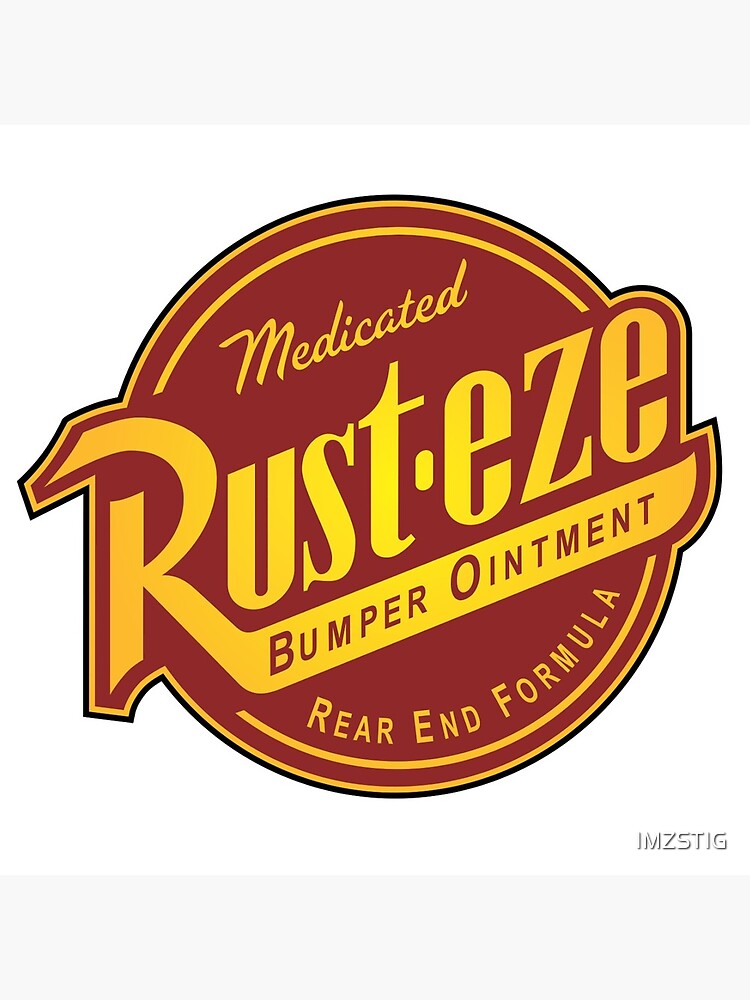 "Rust-eze Medicated Bumper Ointment" Acrylic Block for Sale by IMZSTIG ...