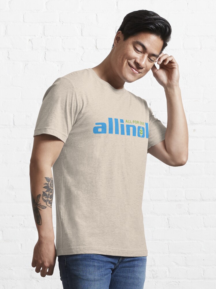 "Allinol - All for One Alternative Fuel" Essential T-Shirt for Sale by ...