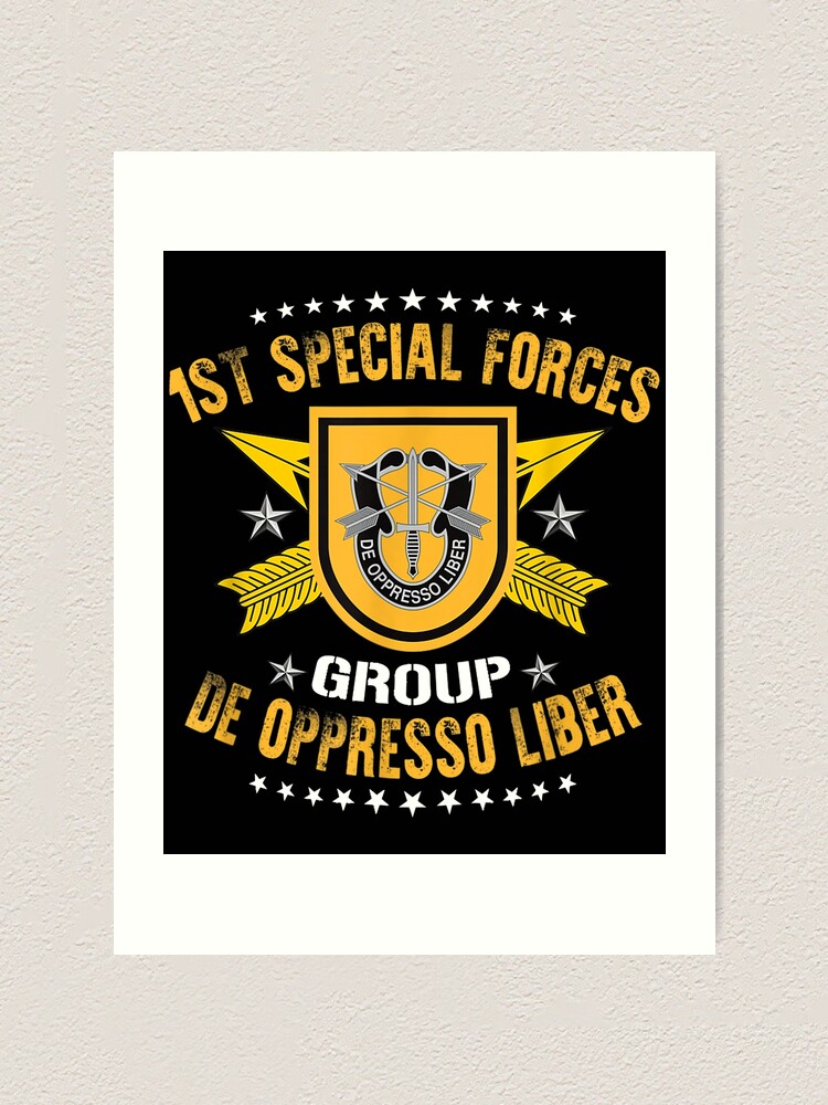 "1st Special Forces Group Airborne" Art Print for Sale by houseluci ...