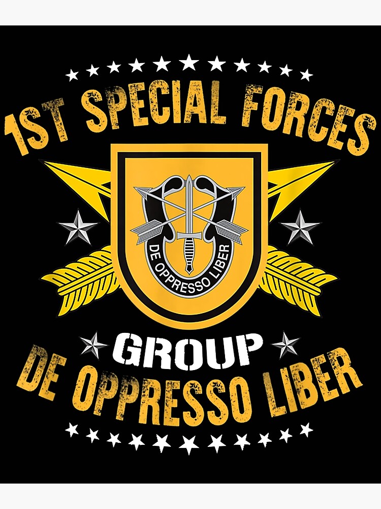 "1st Special Forces Group Airborne" Art Print for Sale by houseluci ...
