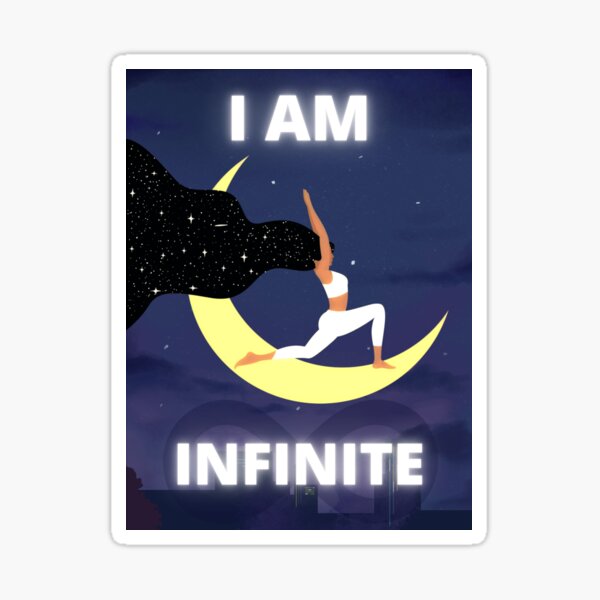 "I Am Infinite Motivational Inspirational Confident Endurance Sticker ...