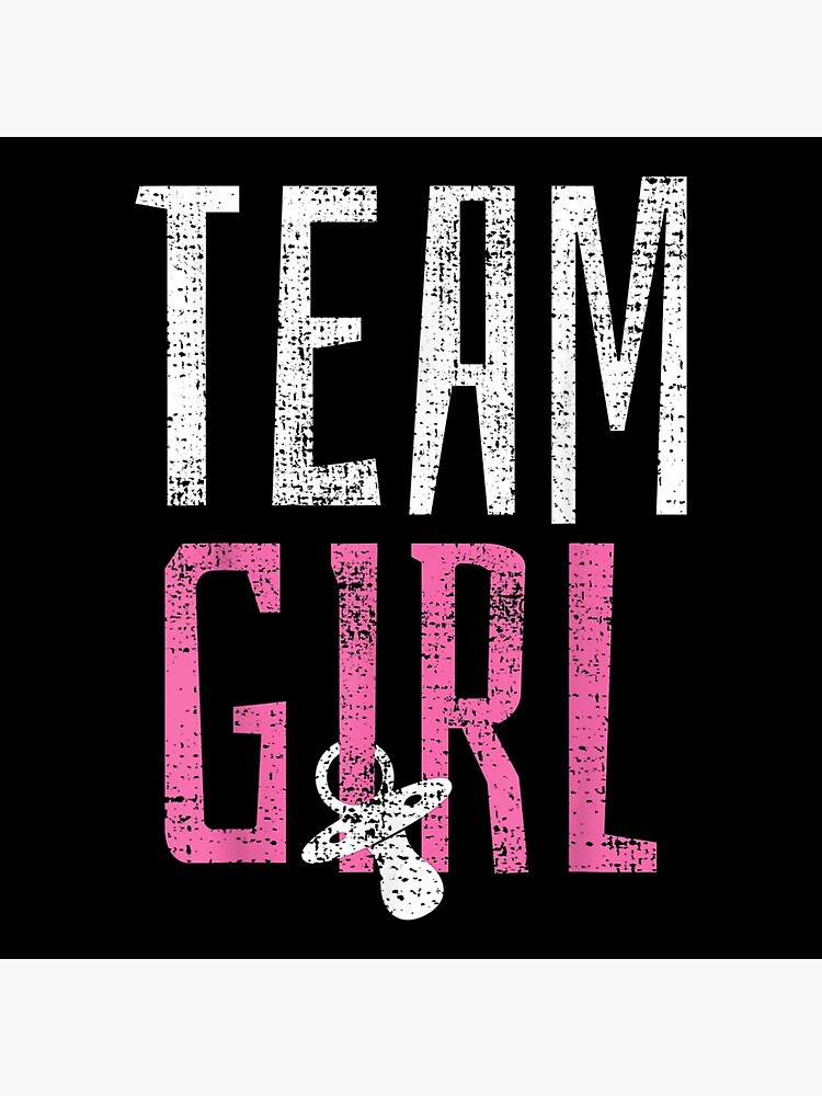 Póster «Camiseta linda de la fiesta de revelación de género de Team ...