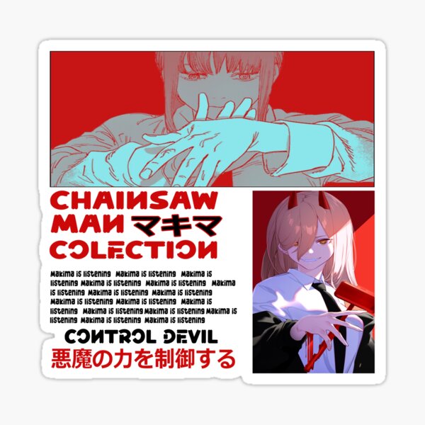 "Chainsaw Man Power" Sticker by BangferoStore20 | Redbubble