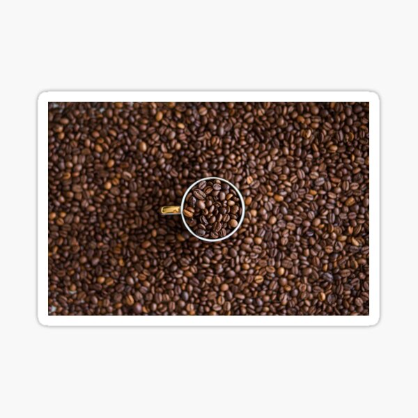 "Coffee Beans" Sticker by sjphotocomau | Redbubble
