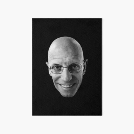 "Happy Michel Foucault | Smiling philosopher" Art Board Print by ...